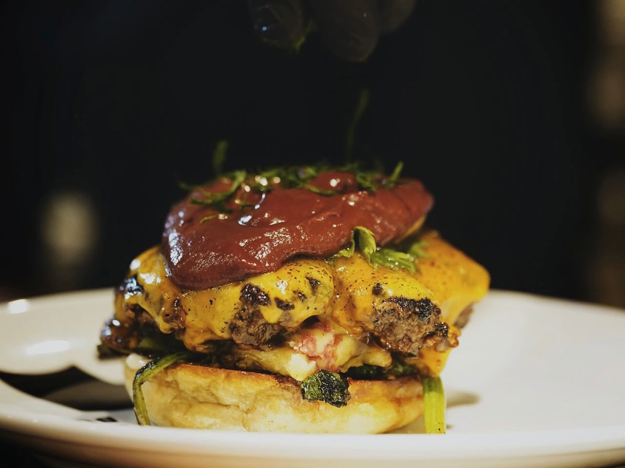 Indulge in SHOGUN BURGER's Wagyu Beef Burger Featuring 'Suji Aonori' S ...